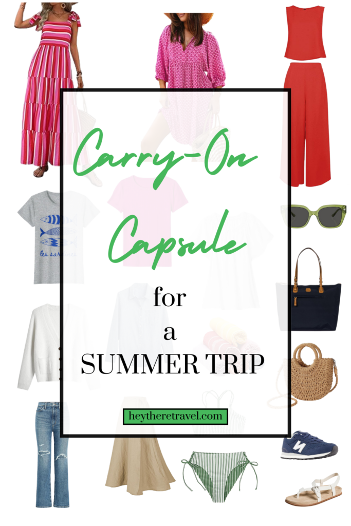 A Summer Capsule Wardrobe for Travel in Europe ️ Stress Less. Travel More.