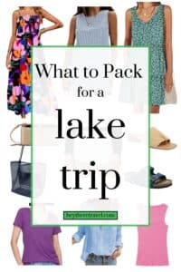 Casual Summer Outfits for your Lake Packing List ️ Stress Less. Travel ...